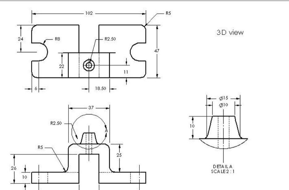 Solved Solidworks step by step please | Chegg.com