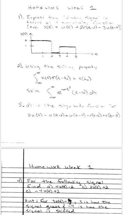 Solved Home work week 1 1). Expless tre , si... Sisna i a^ | Chegg.com