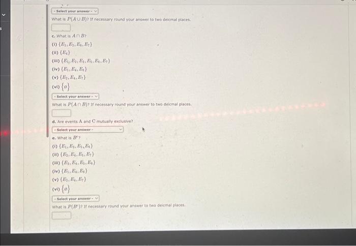 Solved Suppose that we have a sample space | Chegg.com