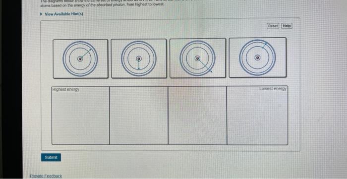 Solved The diagrams below show the same set of energy levels | Chegg.com
