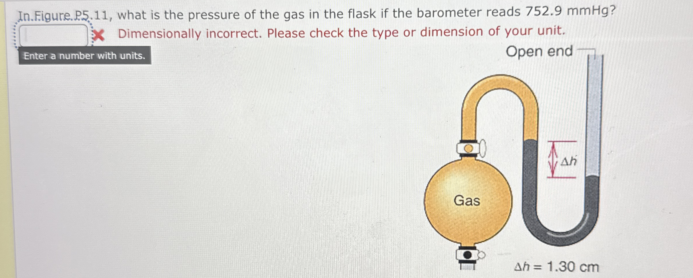 Solved In. ﻿Figure. P. 5.11 , ﻿what is the pressure of the | Chegg.com