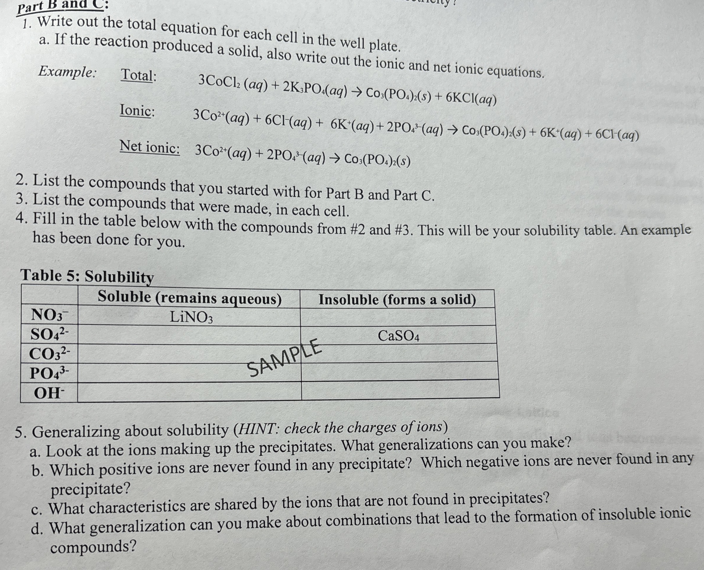 Solved Write out the total equation for each cell in the | Chegg.com