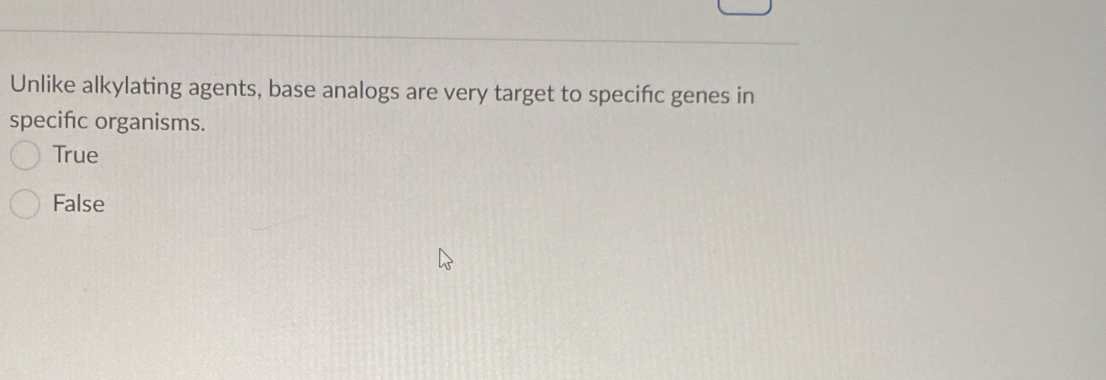Solved Unlike alkylating agents, base analogs are very | Chegg.com