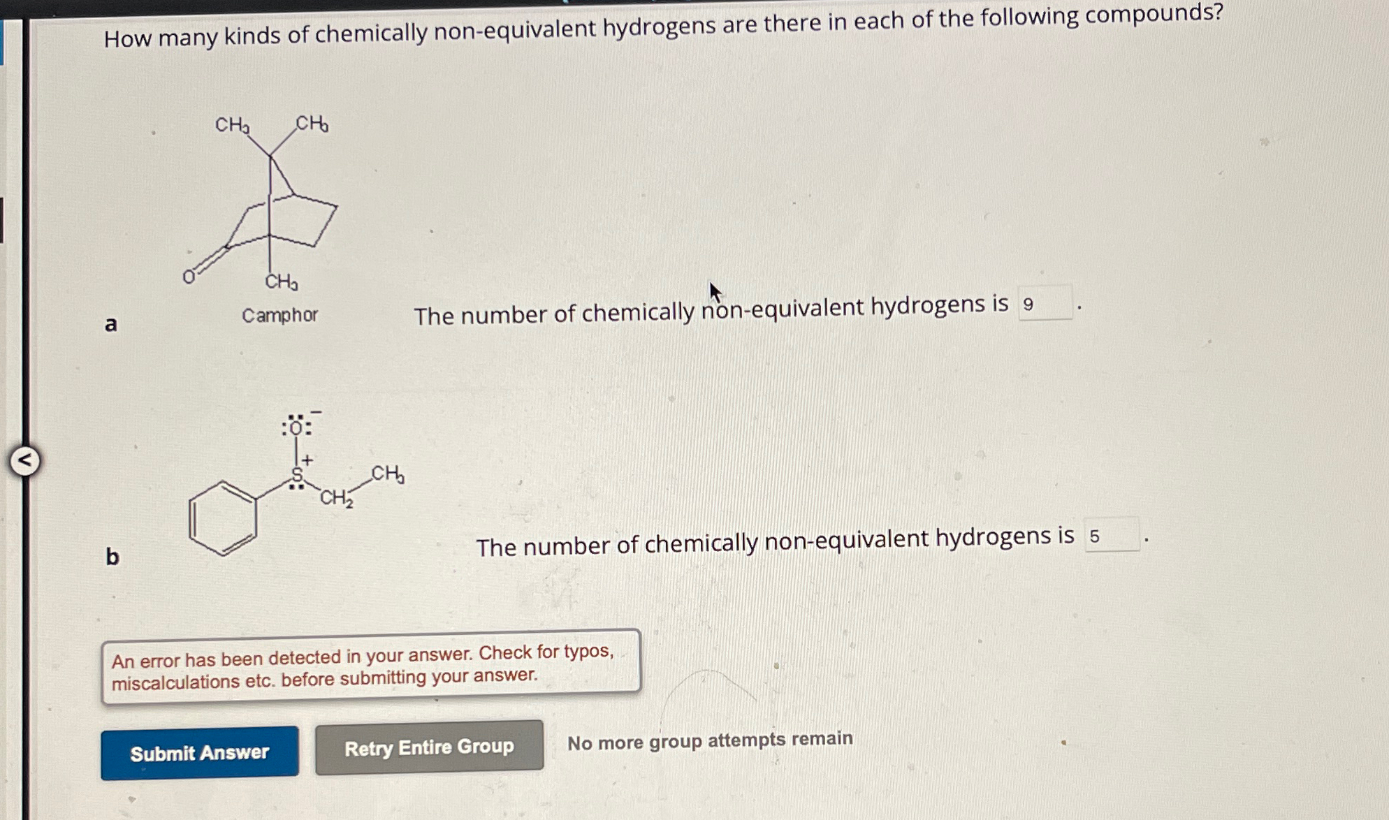 How many kinds of chemically non-equivalent hydrogens | Chegg.com