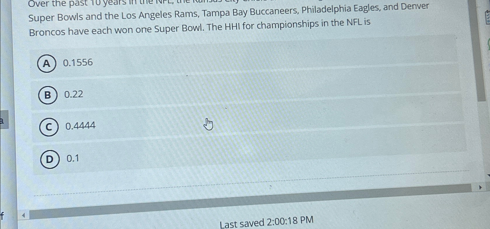 Solved Super Bowls and the Los Angeles Rams, Tampa Bay | Chegg.com