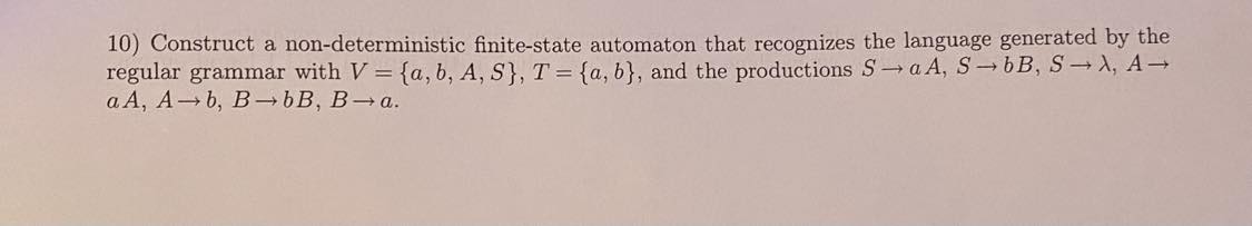 Solved Construct A Non Deterministic Finite State Automaton 9565