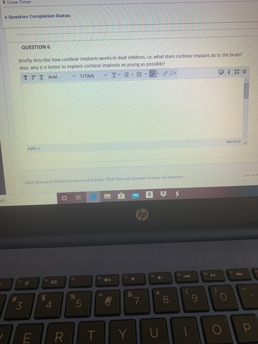 Solved Show Timer Question Completion Status: QUESTION 6 | Chegg.com