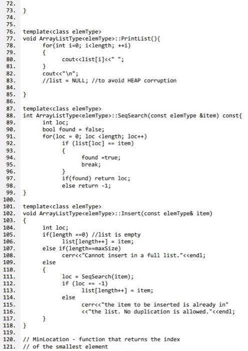 Solved 2. Make a Linked-List version of Program Listing 6.1. | Chegg.com