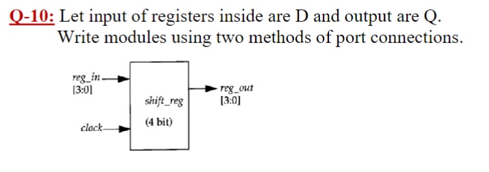 Solved ask experts Q-10: Let input of registers inside are D | Chegg.com