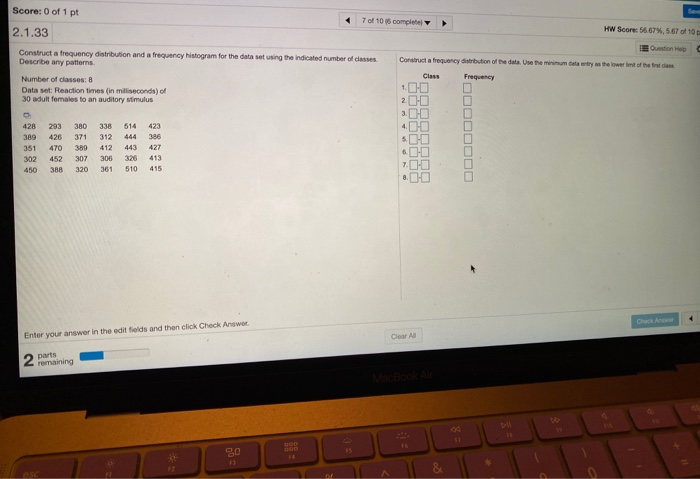 Solved Score: 0 of 1 pt Sere 7 of 105 complete 2.1.33 HW | Chegg.com