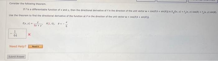Solved If f is a differentiable function of x and y, then | Chegg.com