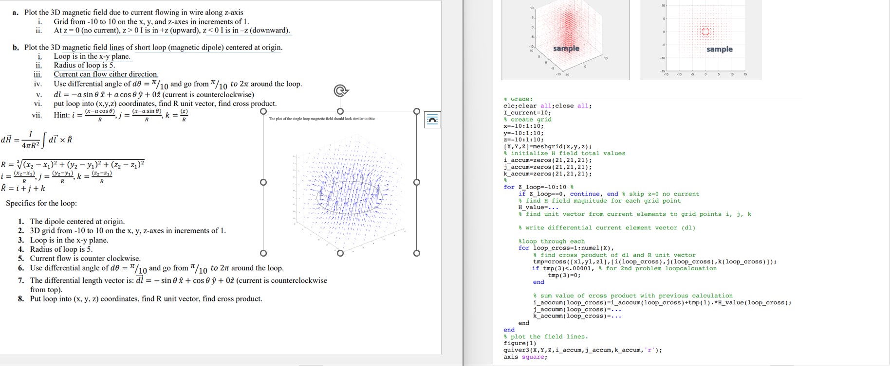 Solved 8 ﻿Grace:clc; clear all; close all;I_current=10;8 | Chegg.com
