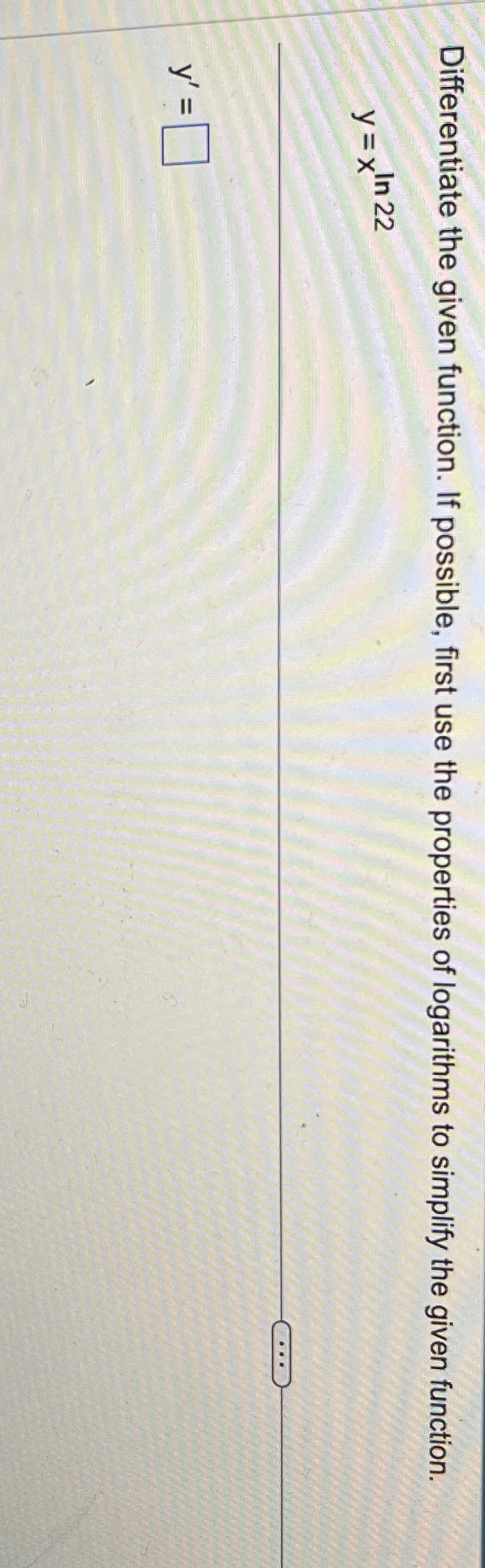 Solved Differentiate the given function. If possible, first | Chegg.com