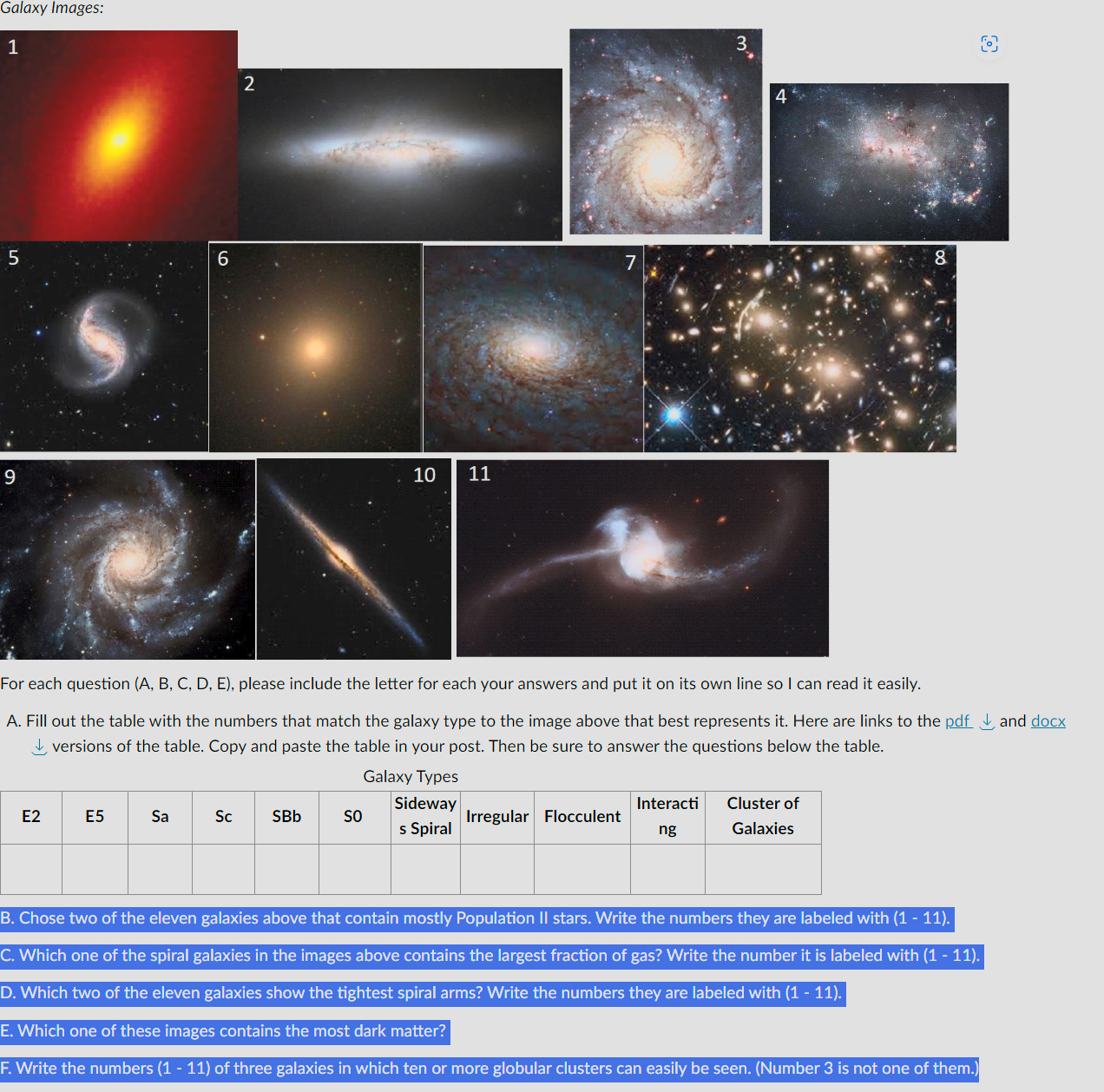 Solved For each question (A, ﻿B, ﻿C, ﻿D, ﻿E), ﻿please | Chegg.com