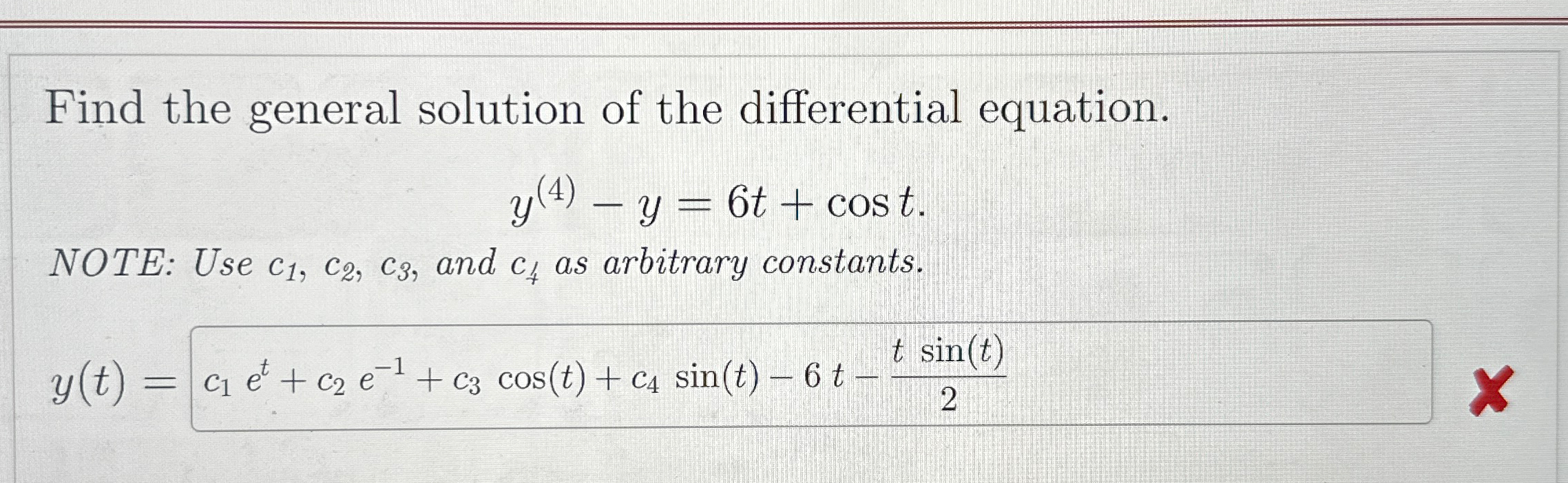 Solved Find the general solution of the differential | Chegg.com