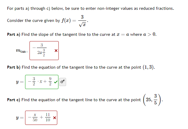Solved For parts a) ﻿through c) ﻿below, be sure to enter | Chegg.com