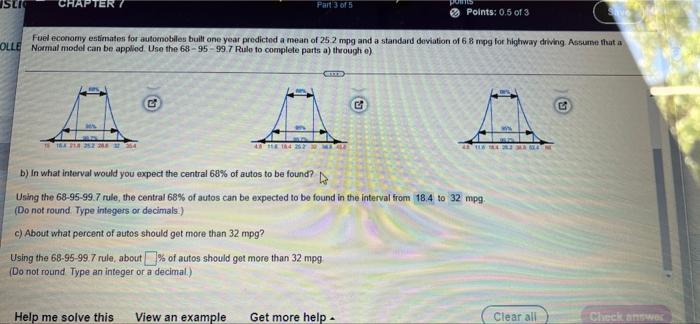 Solved ISLIC CHAPTER Part 3 of 5 Points: 0.5 of 3 Fuel | Chegg.com