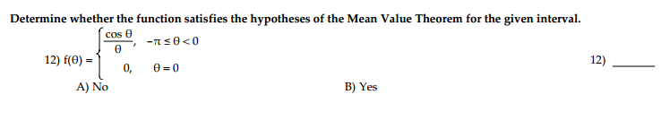 Solved Determine whether the function satisfies the | Chegg.com
