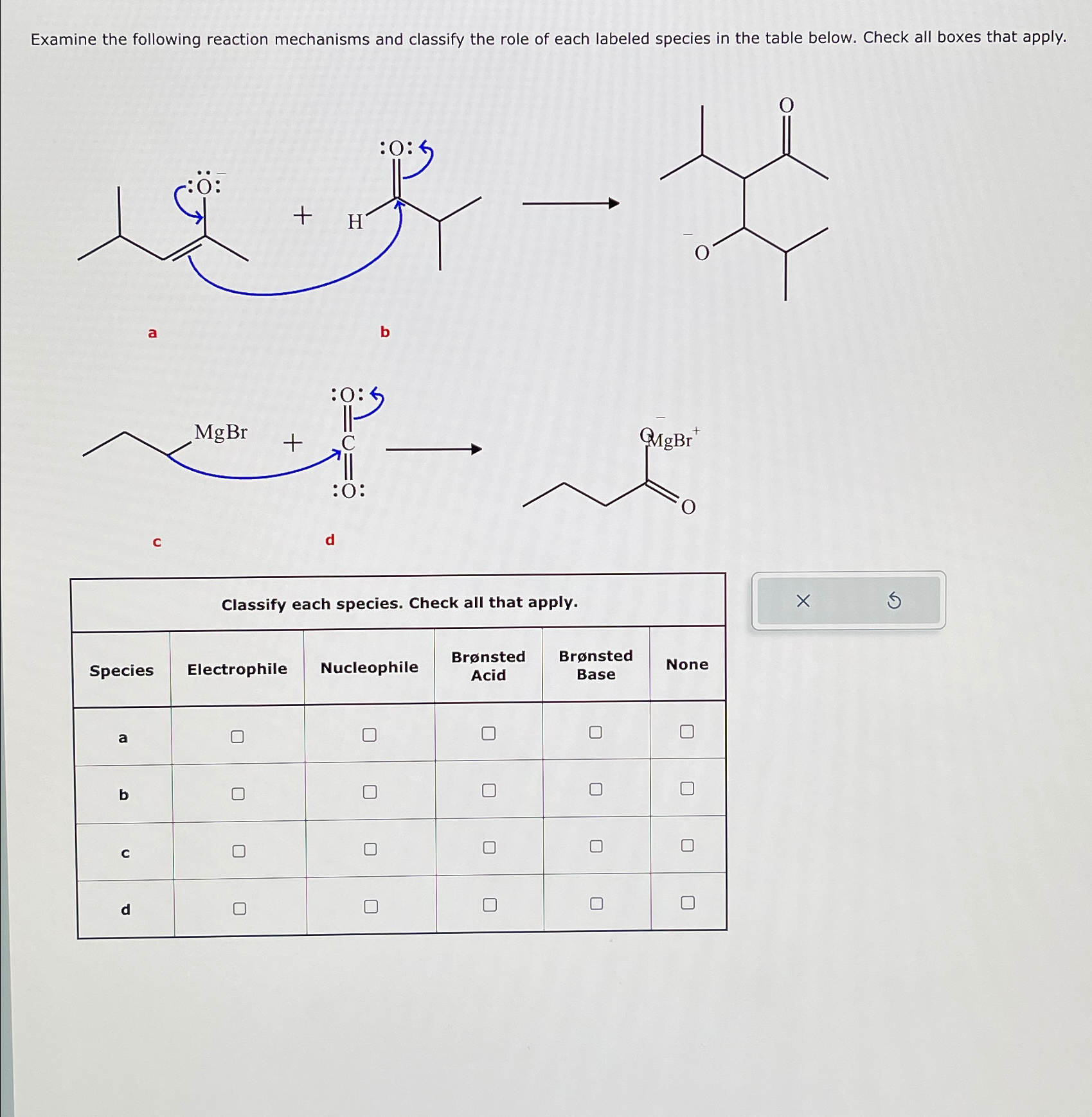 Solved Examine the following reaction mechanisms and | Chegg.com Solved Examine the following reaction mechanisms and | Chegg.com