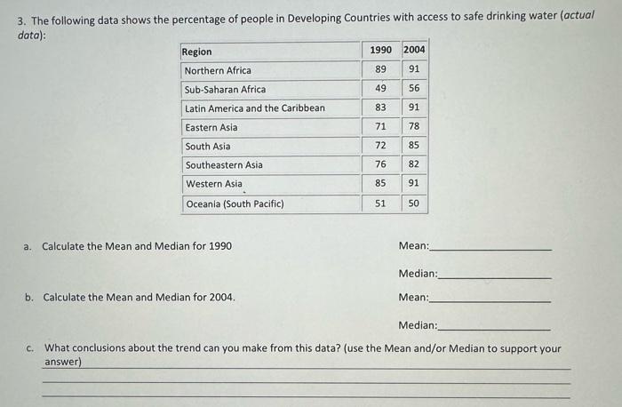 Solved 2 The Following Table Contains A List Of Randomly