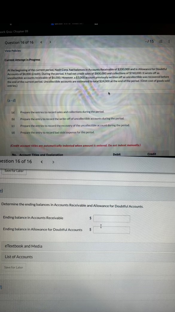 Solved Determine the ending balances in Accounts Receivable | Chegg.com