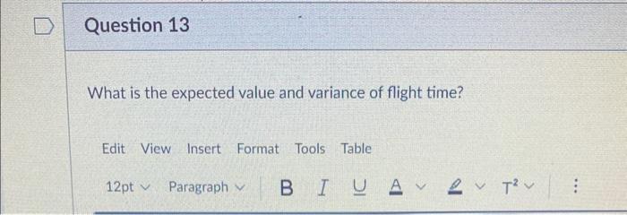 Solved Delta Airlines quotes a flight time of 125 minutes | Chegg.com