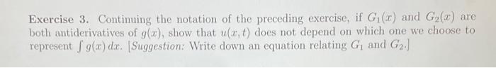 Solved Exercise 3. Continuing the notation of the preceding | Chegg.com