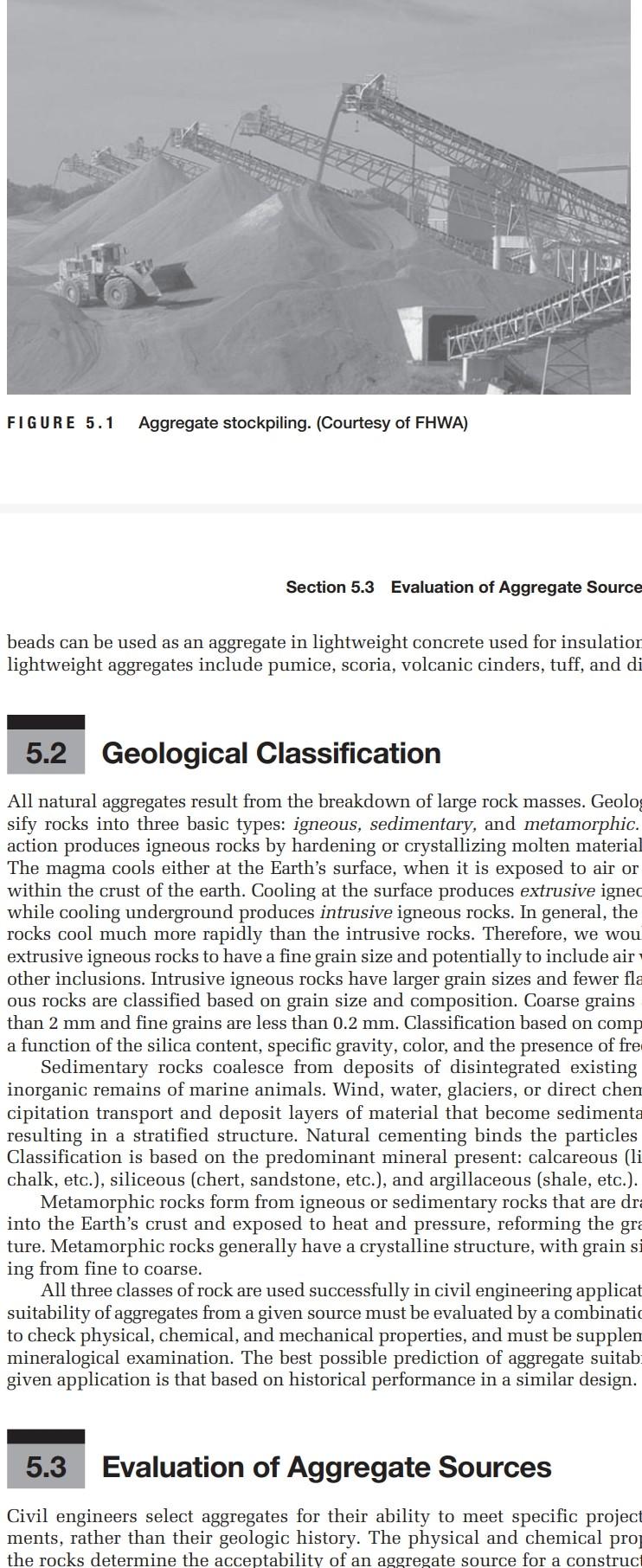 Solved V&A FIGURE 5.1 Aggregate stockpiling. (Courtesy of | Chegg.com