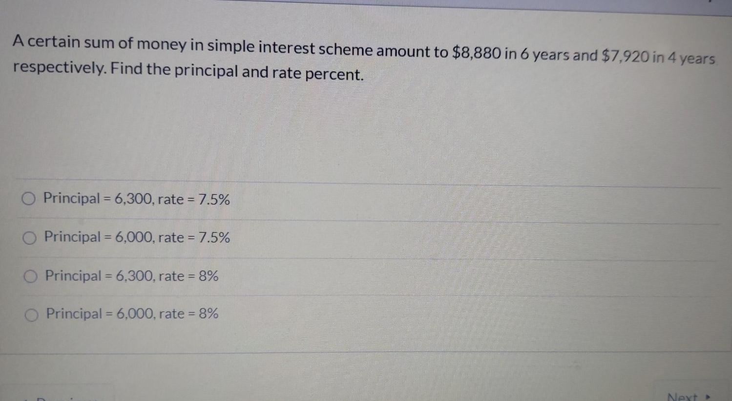 Solved A certain sum of money in simple interest scheme | Chegg.com