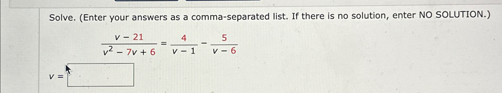 Solved Solve. (Enter your answers as a comma-separated list. | Chegg.com