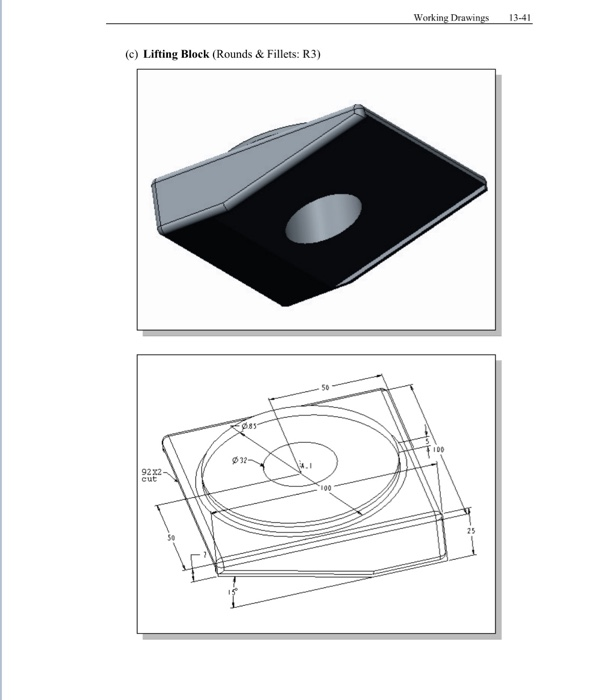 Solved Working Drawings 13-39 2. Leveling Assembly (Create a | Chegg.com