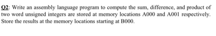 Solved please , i need a debug program for the following | Chegg.com