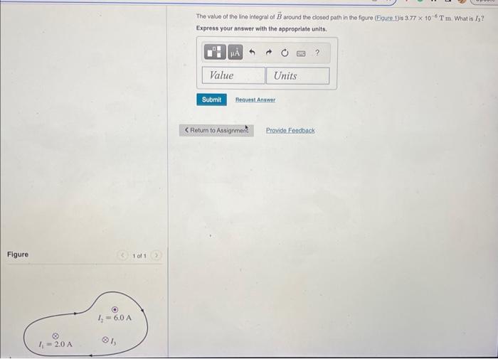 Solved The value of the line integral of B around the closod | Chegg.com