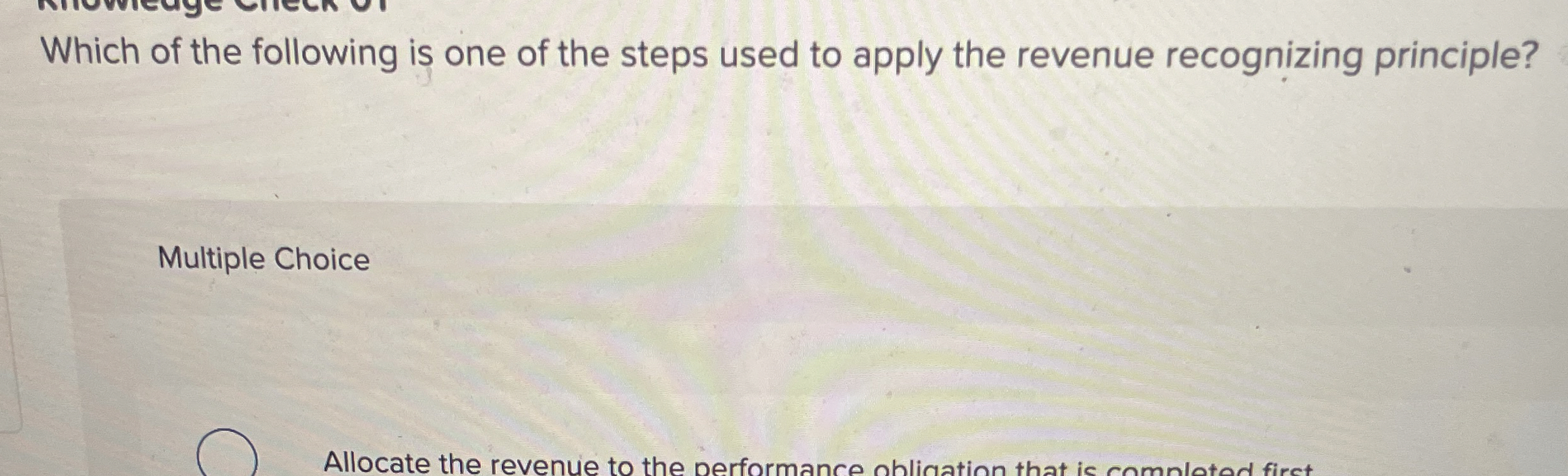 Solved Which of the following is one of the steps used to | Chegg.com