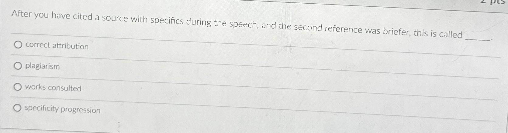 Solved After you have cited a source with specifics during | Chegg.com