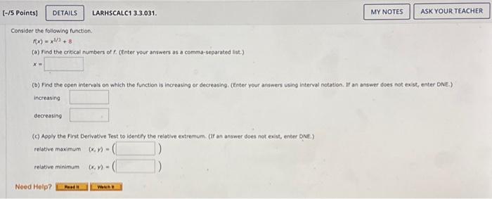 Solved Consider the following function. f(x)=x2−16x2 (a) | Chegg.com