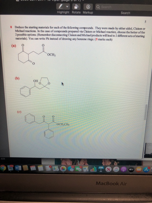 Solved Sean a Highlight Rotate Markup Search Deduce the | Chegg.com