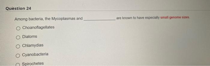 Solved Both the Bikonts and the Unikonts include at least | Chegg.com