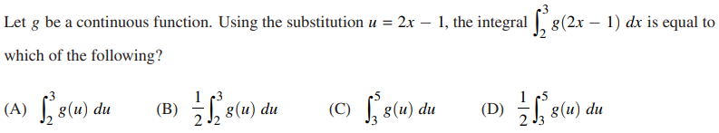 Solved Let g ﻿be a continuous function. Using the | Chegg.com