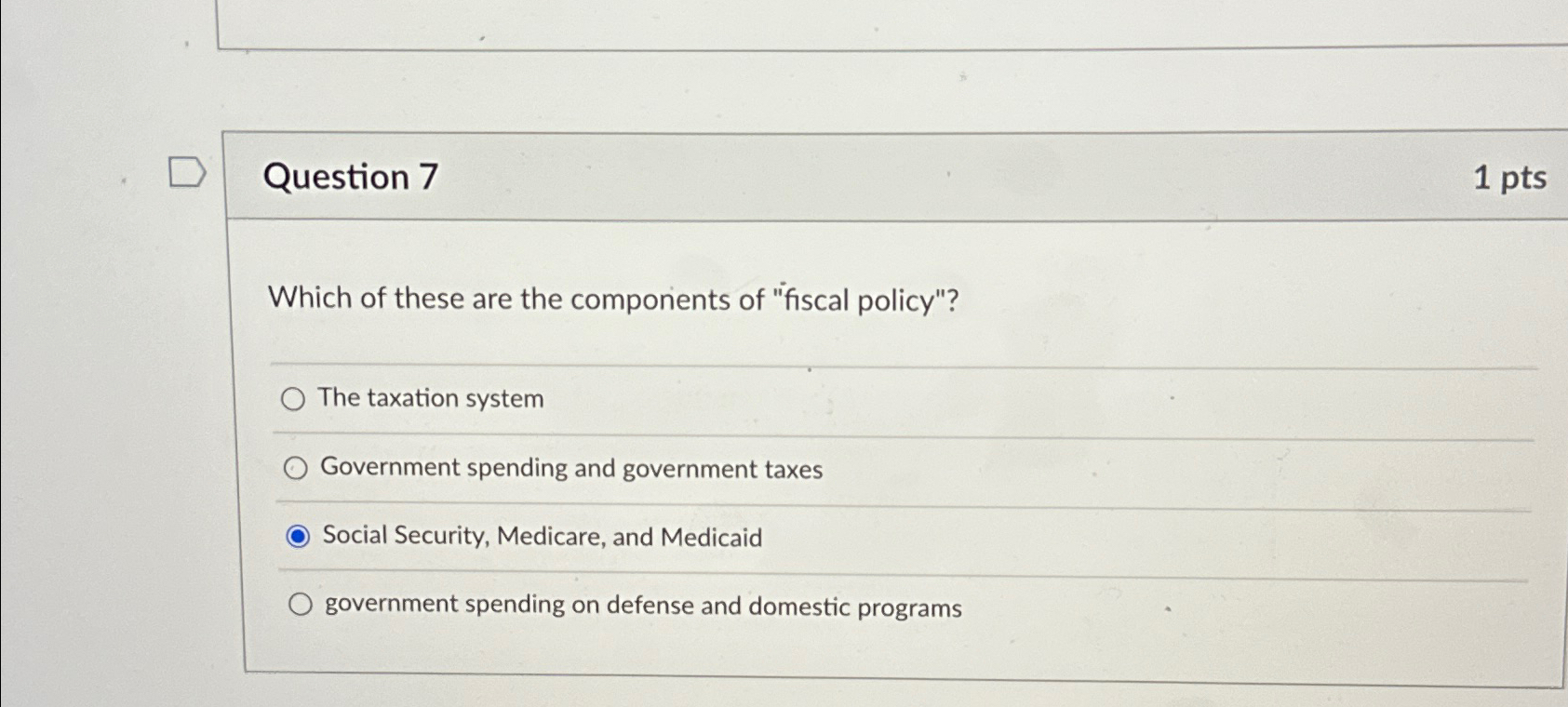 Solved Question 71ptsWhich of these are the components of | Chegg.com