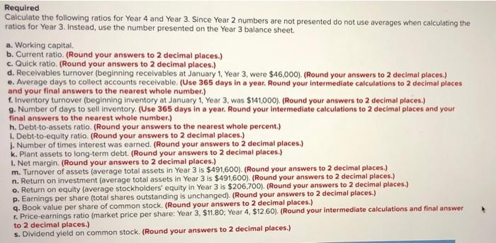 Solved Problem 13-24A (Algo) Ratio analysis LO 13-2, 13-3, | Chegg.com