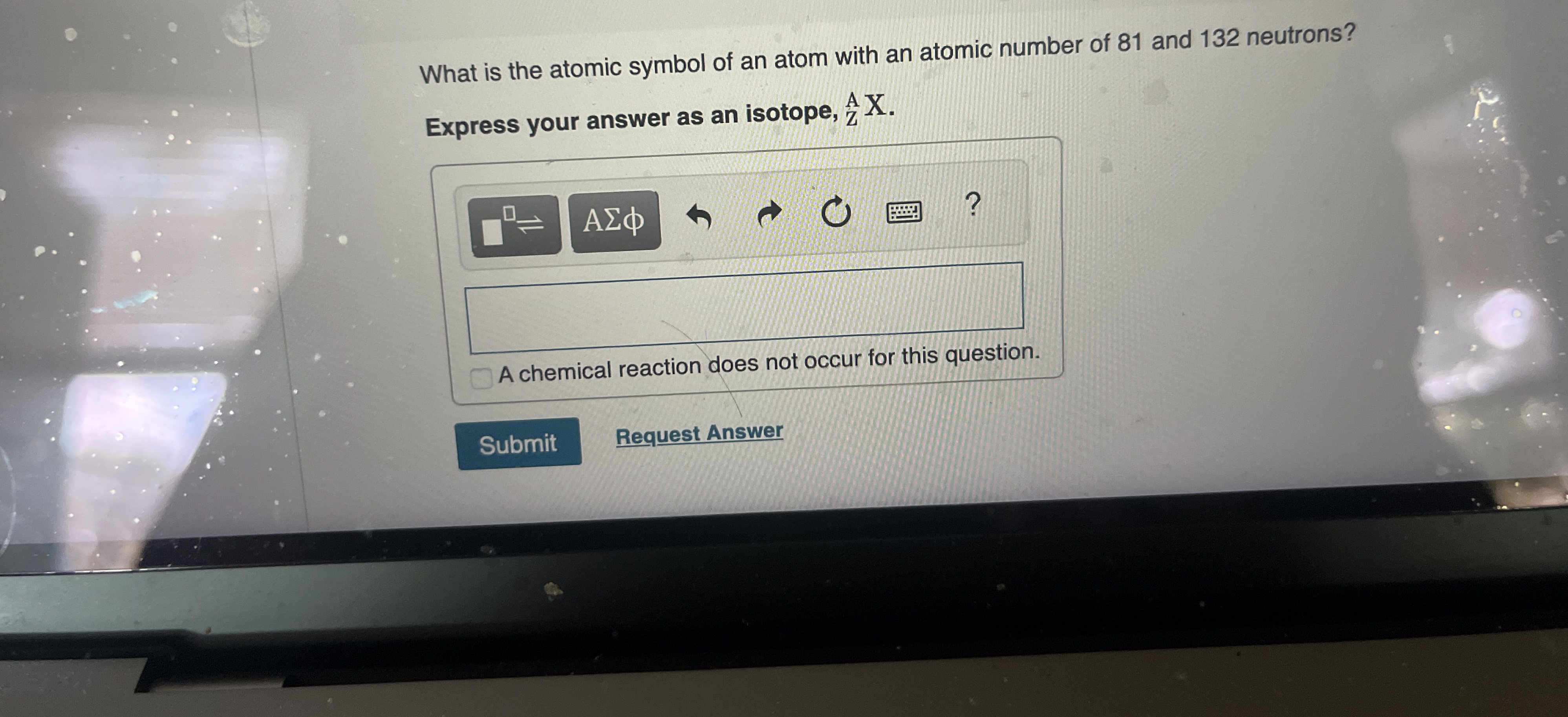 Solved What is the atomic symbol of an atom with an atomic | Chegg.com