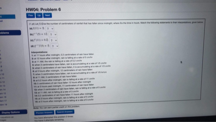 Solved HW04: Problem 6 Prev Up Next [ piletite the number of | Chegg.com