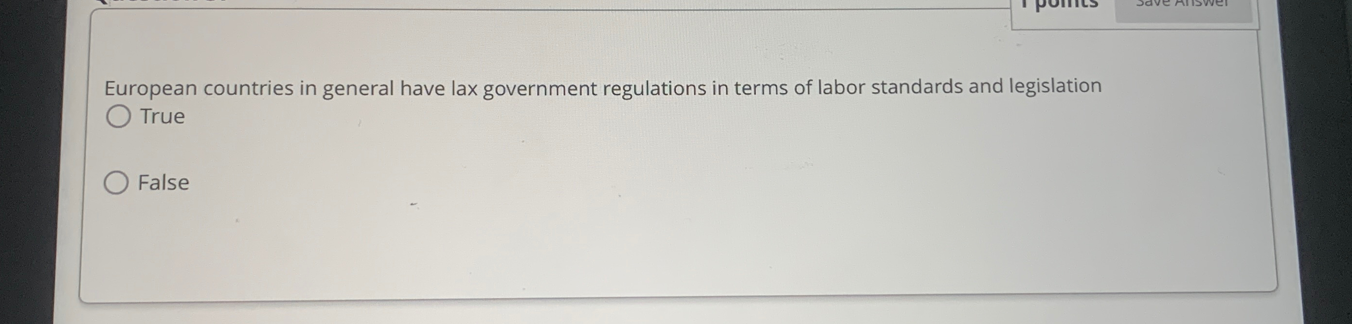 Solved European countries in general have lax government | Chegg.com