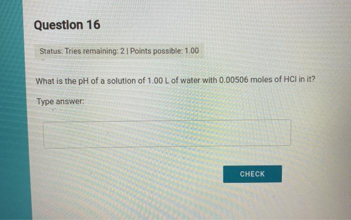 Solved Question 11 Status: Tries remaining: 3 | Points | Chegg.com