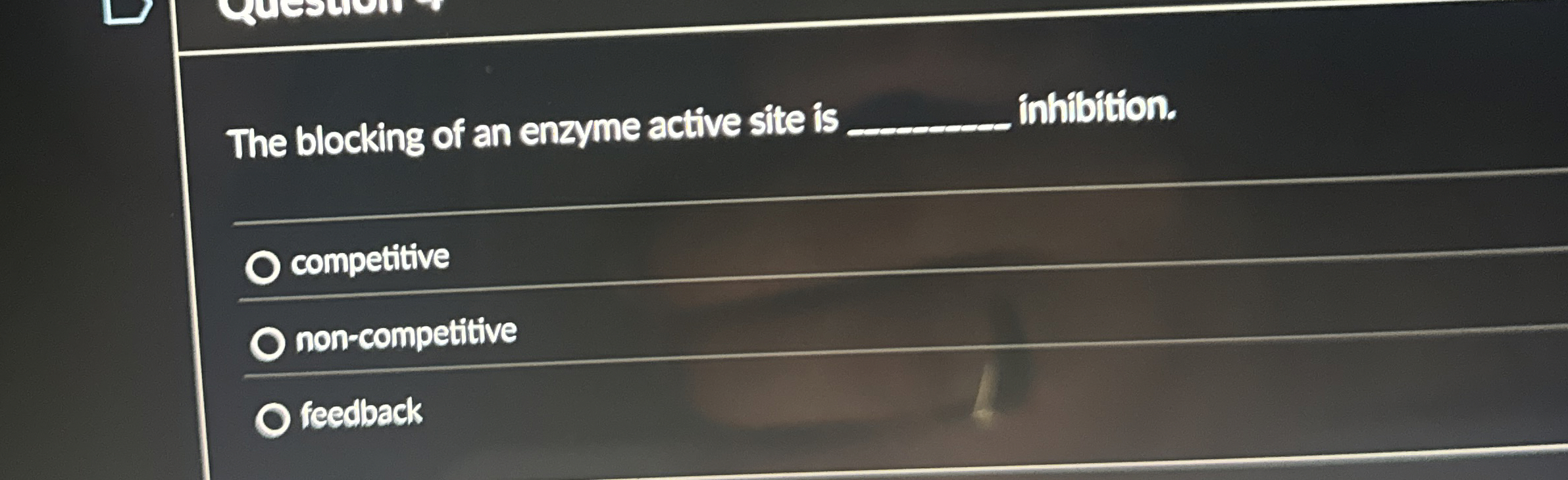 Solved The blocking of an enzyme active site | Chegg.com