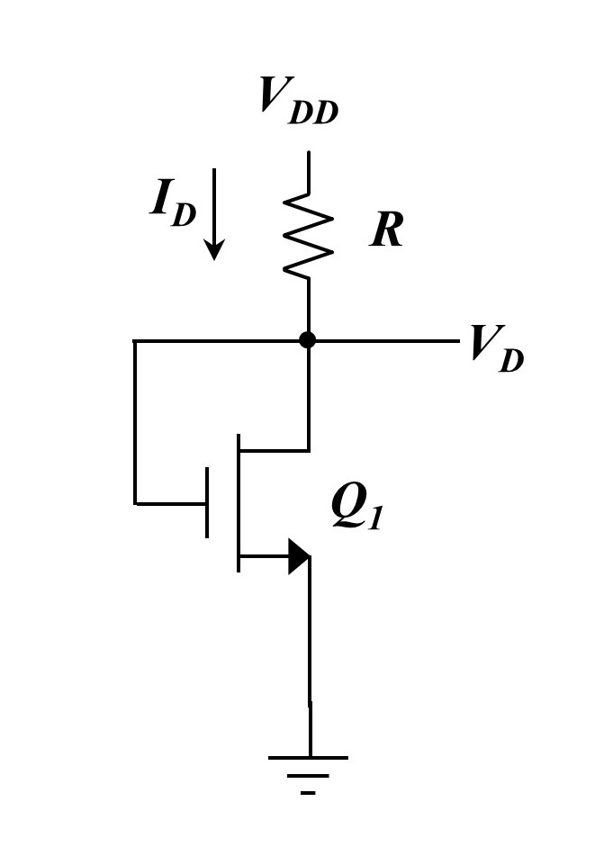 Given the NMOS in Figure below, with parameters as | Chegg.com