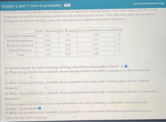 Solved A 2010 Pew Research poll asked 1,306. Americans "From | Chegg.com