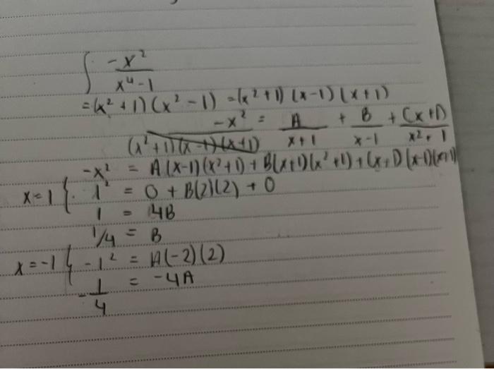 Solved im doing partial fraction decomp. i compared my | Chegg.com