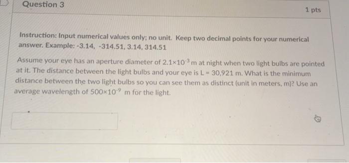 Solved Instruction: Input numerical values only; no unit. | Chegg.com